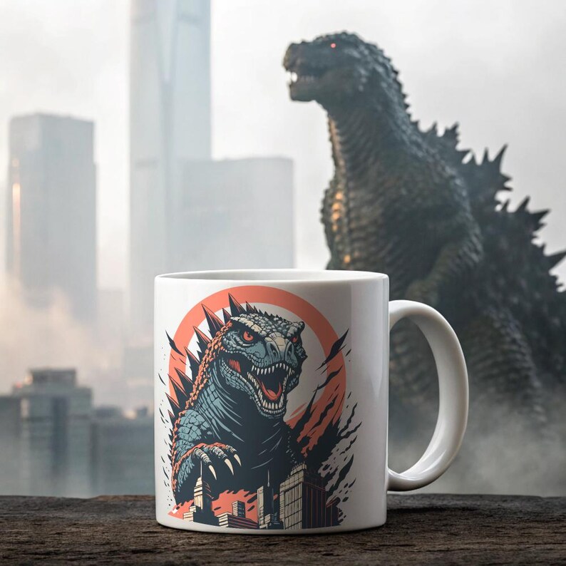 Godzilla Attack SVG | PNG, SVG Digital File | High-quality Artwork for ...