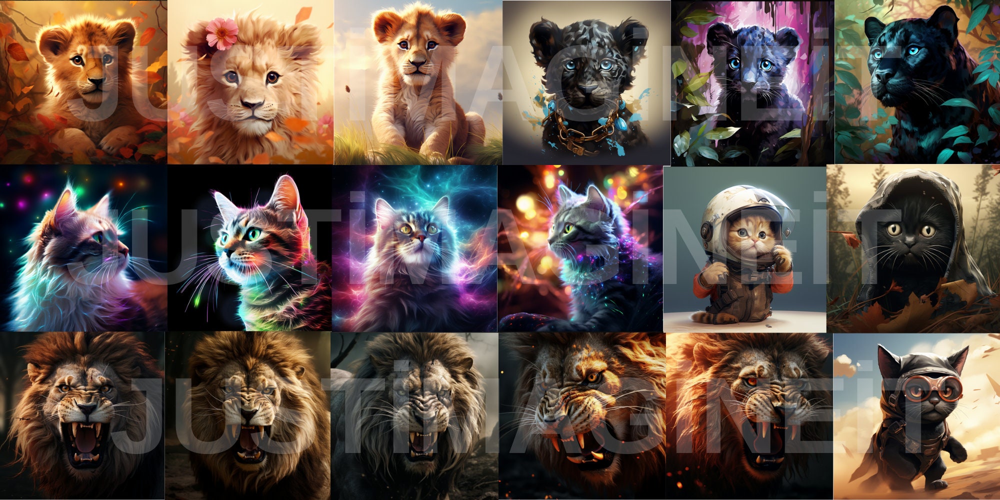 Watercolor Animals Clipart,painted Animal Clipart,colorful Animal ...