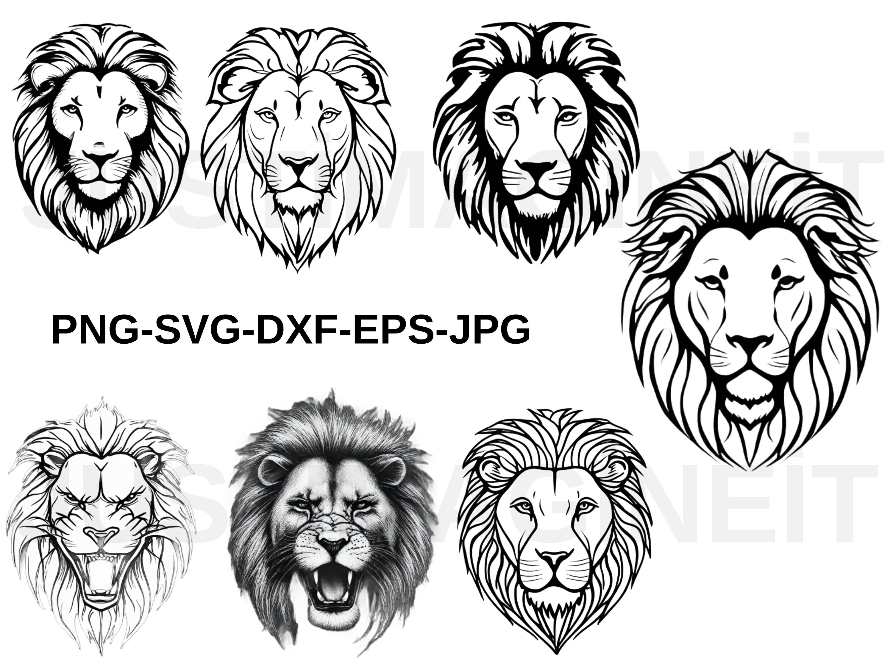 Lion Face Svg, Lion Head Svg, Lion Svg, Lion King Svg, Leo Svg, Lion ...