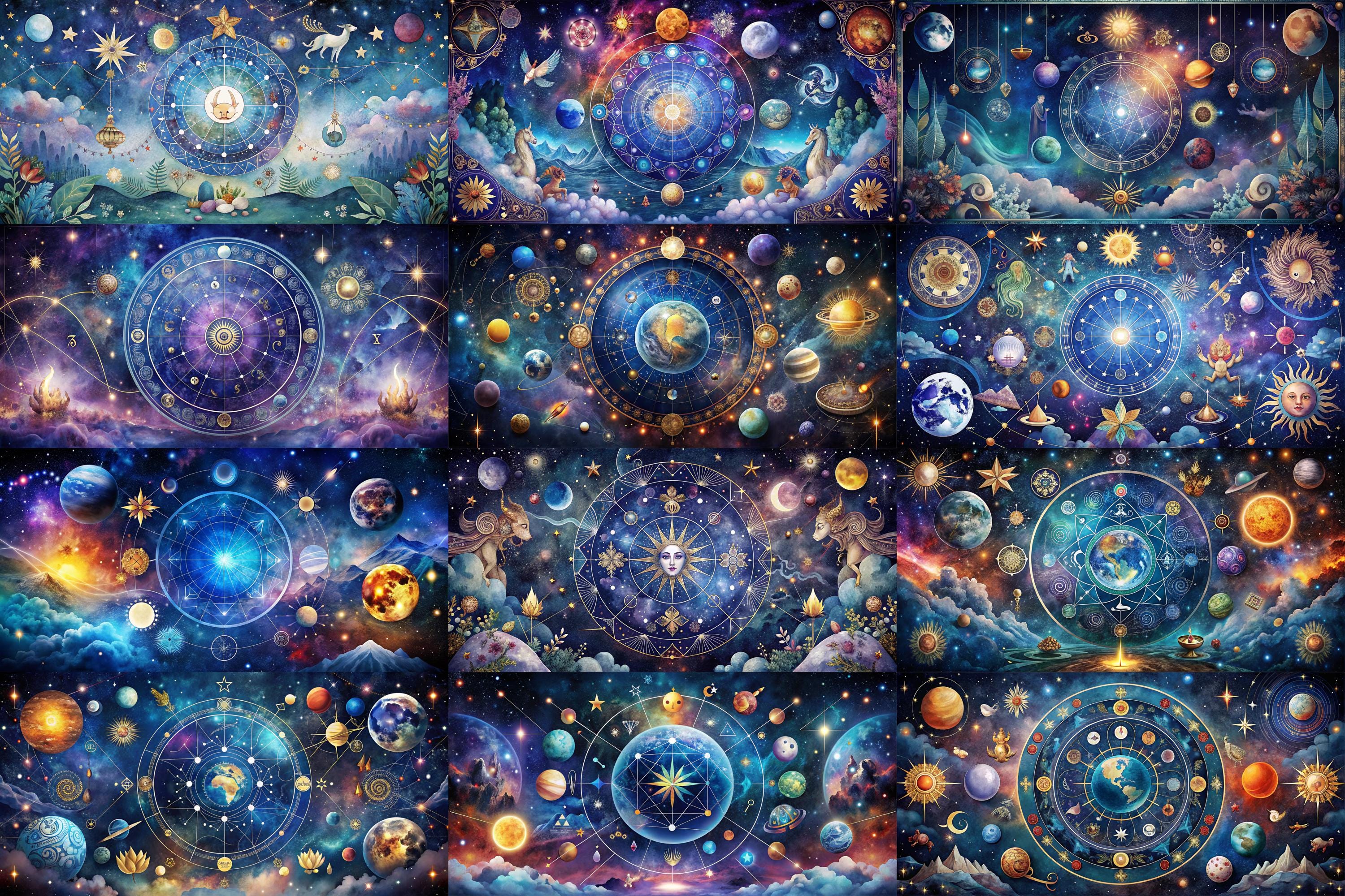 Astronomy Vintage 16 Printable Images | Antique Astronomical Space ...