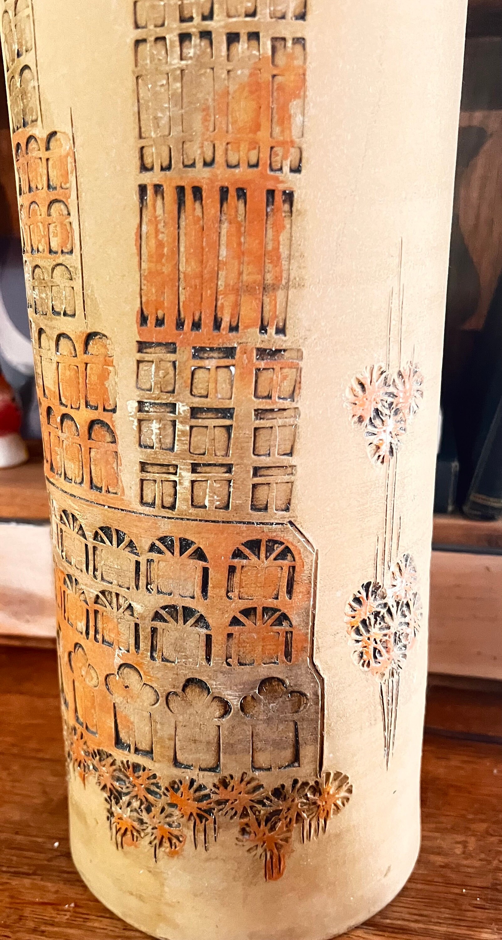 Aldo Bitossi MCM 1964 Lamp. Made in Italy and Signed . 27 Inches From ...