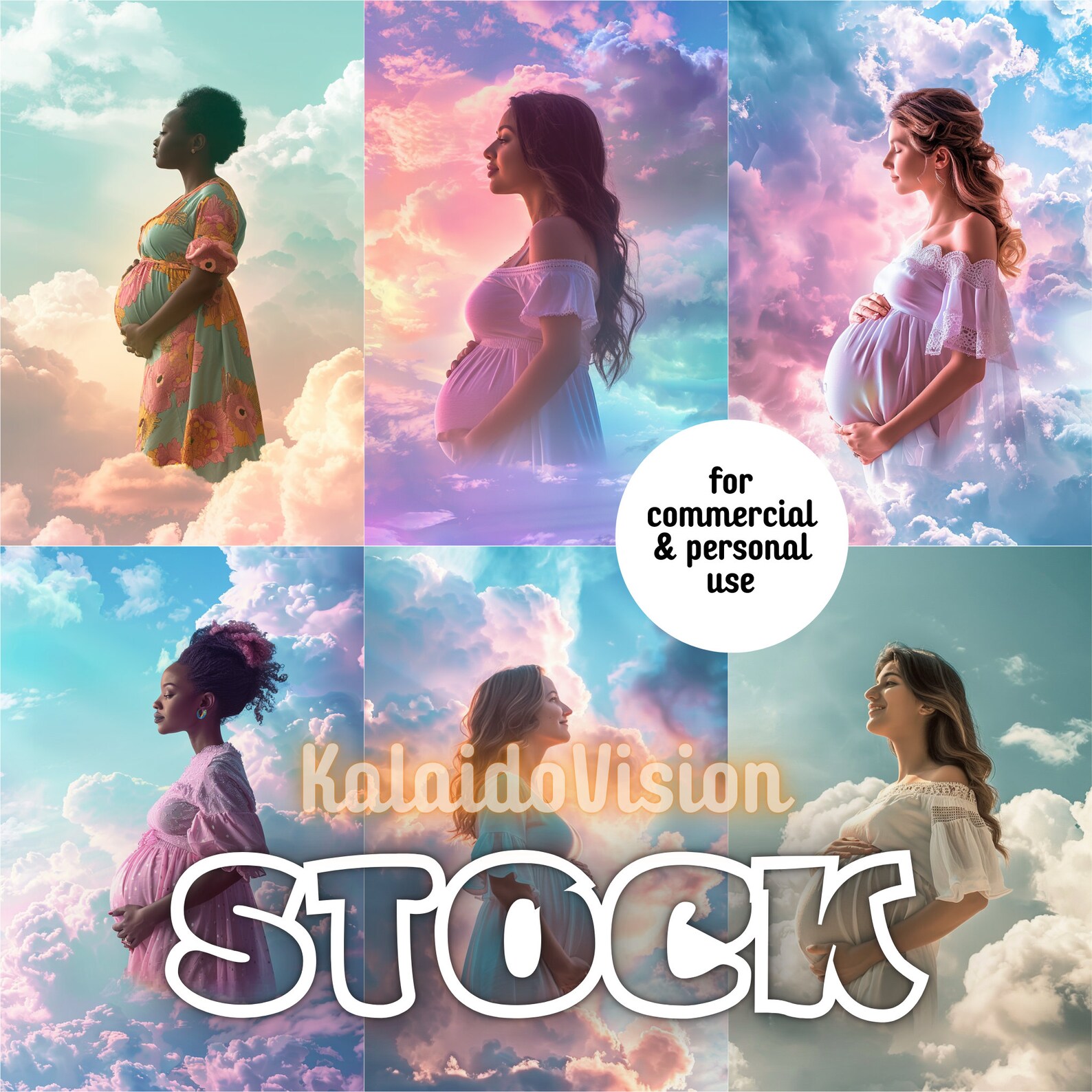 Fine Art Cloud Backdrop Overlay 84 Dreamy Cloud Digital Backdrop ...