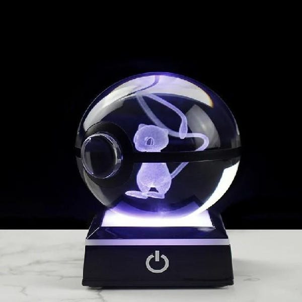 Crystal Pokeball - Etsy