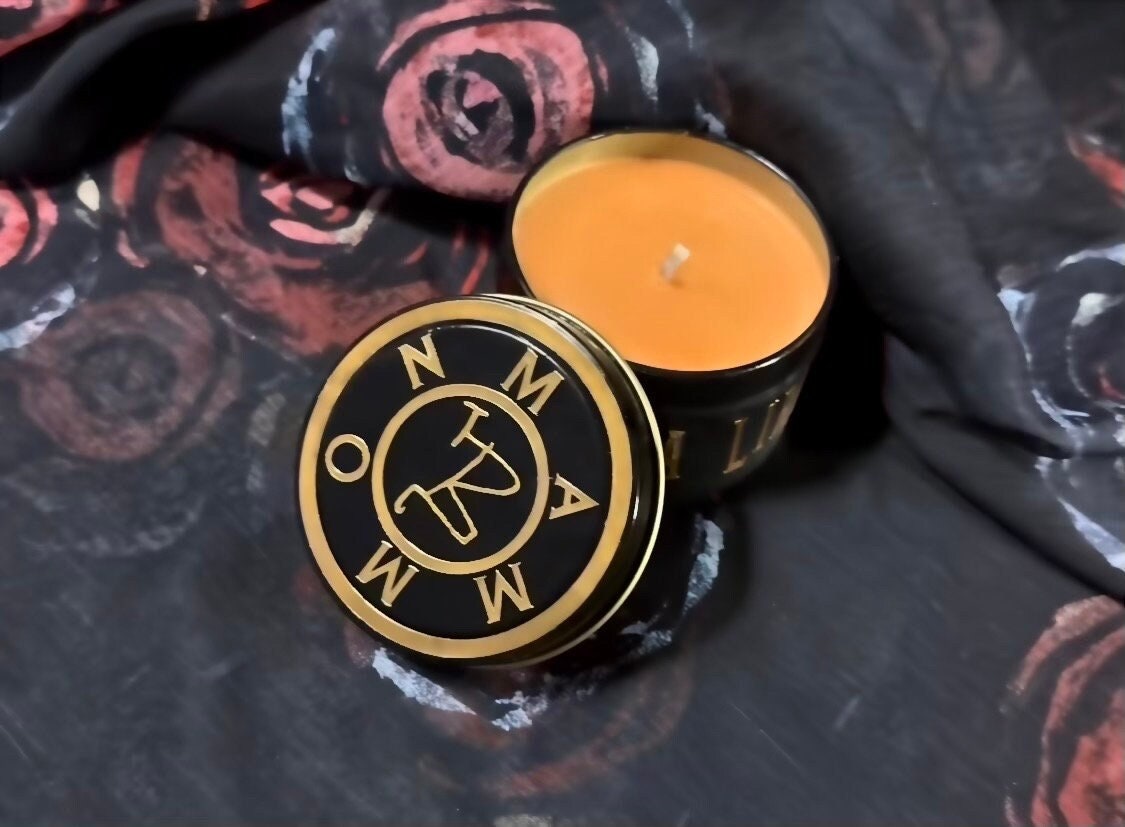 Mammon Demon Sigil Scented Candle for Money, Business, Fortune, Success ...