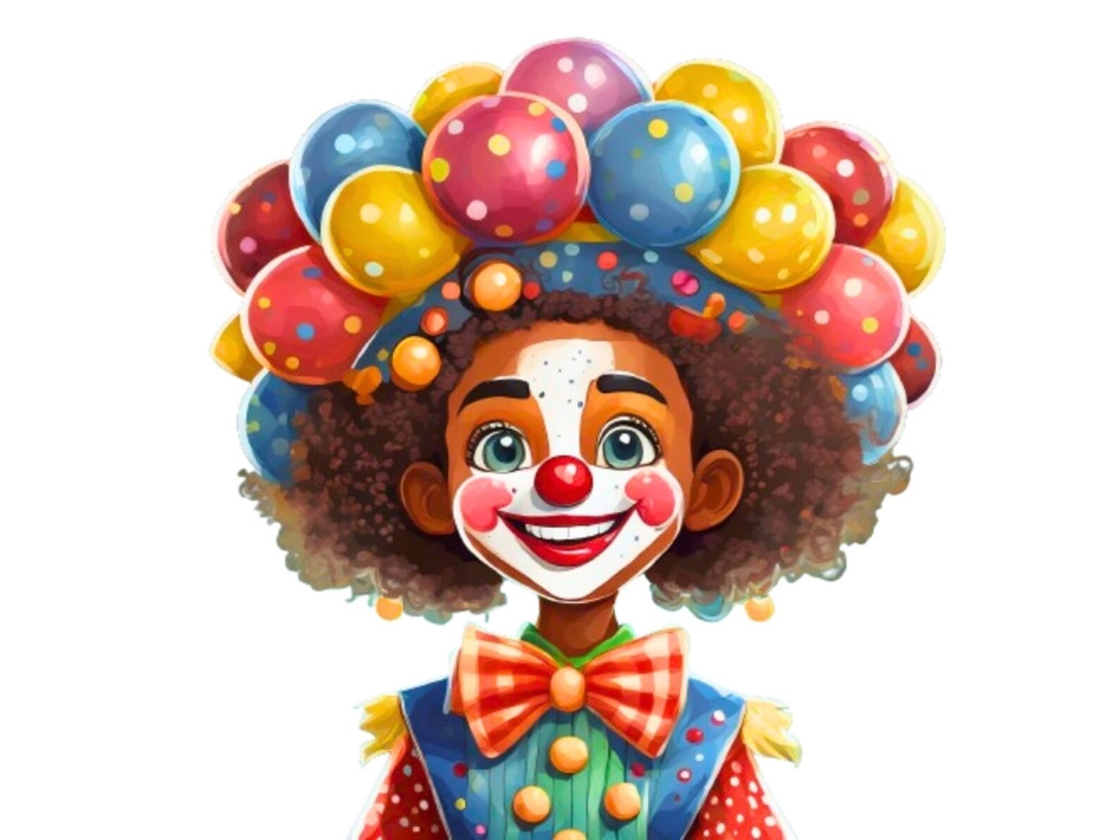 Adorable Clown Clipart Bundle,clown Illustrations,circus Clipart,16 ...