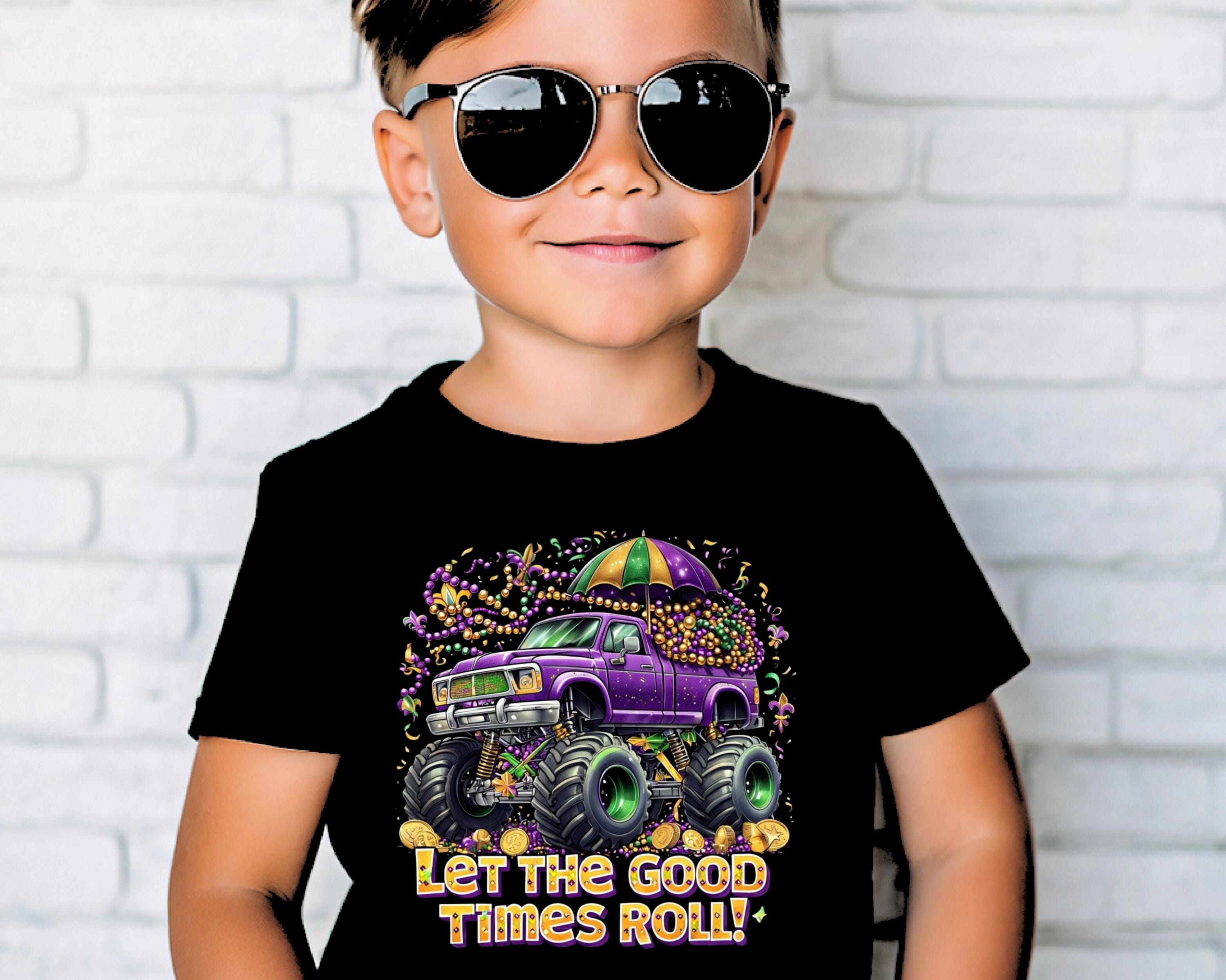 Mardi Gras Monster Truck Png Svg Sublimation Design Download,let the ...