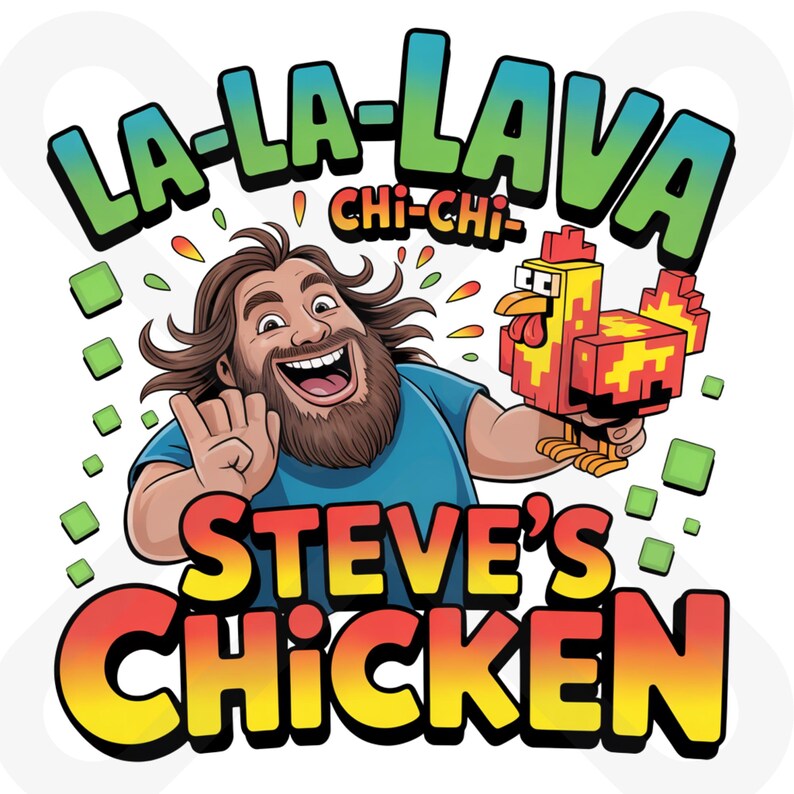 4 - Steves Lava Chicken Restaurant PNG Bundle,minecraft Movie La La ...
