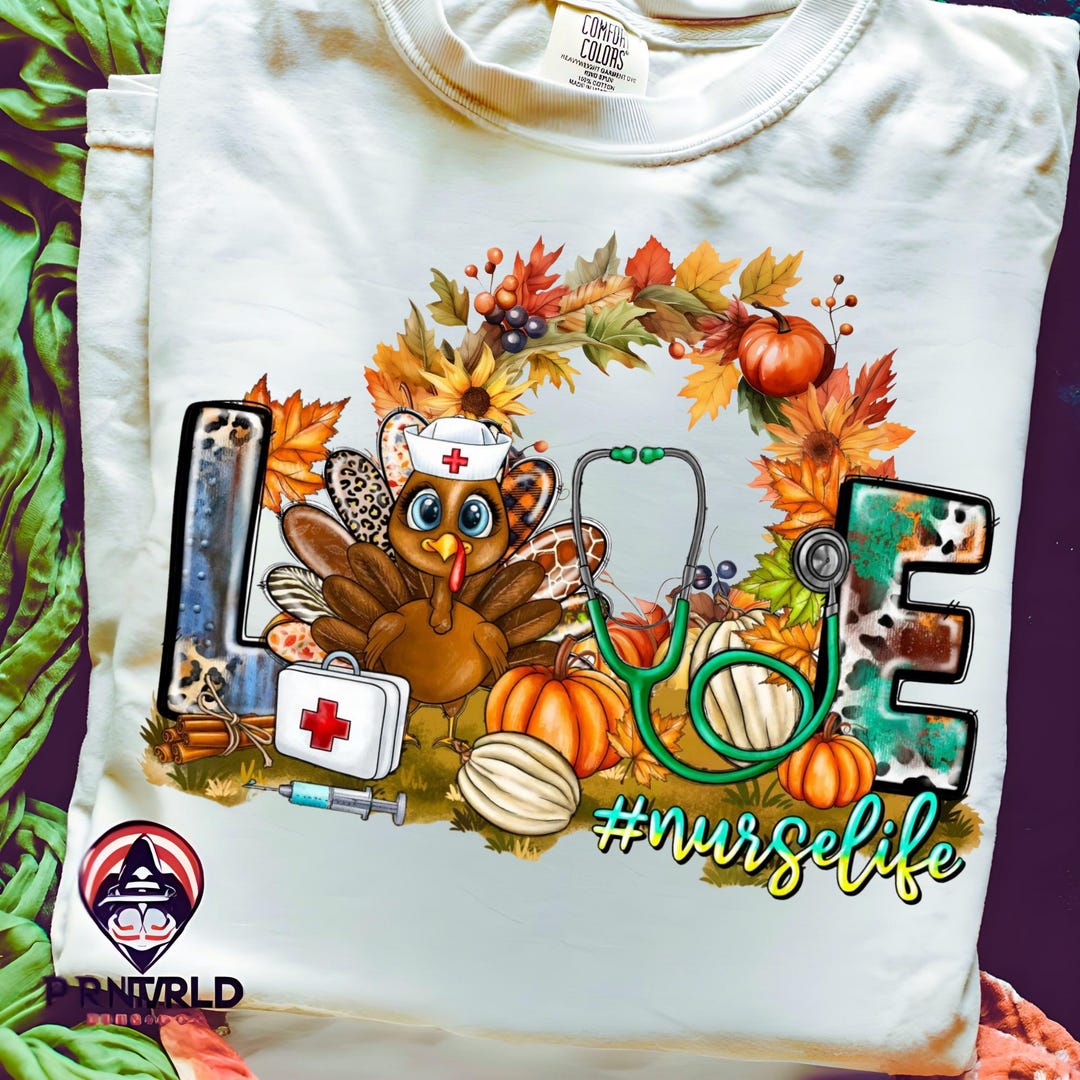 Nursefall Love Nursse Png,thanksgiving Nurse Png,fall Nurse Png ...