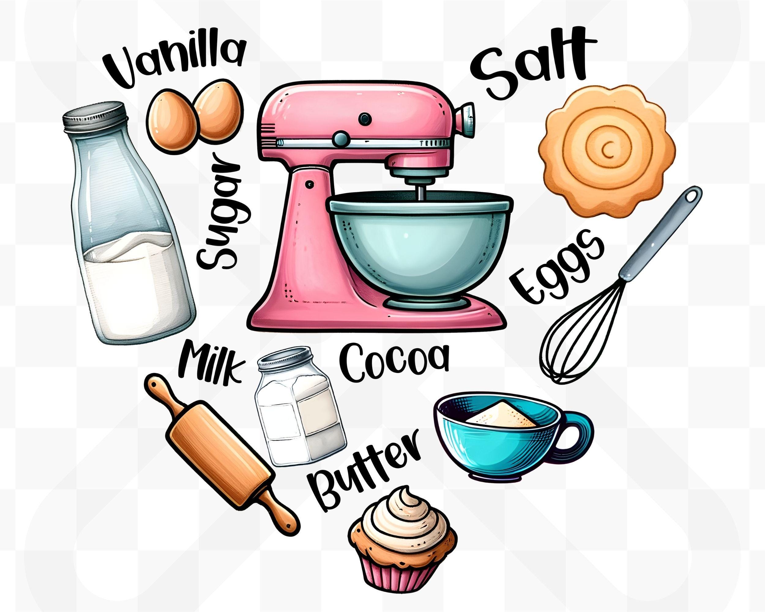 Bake Tools Heart Png Svg Sublimation Design Download,baking Png,cooking ...