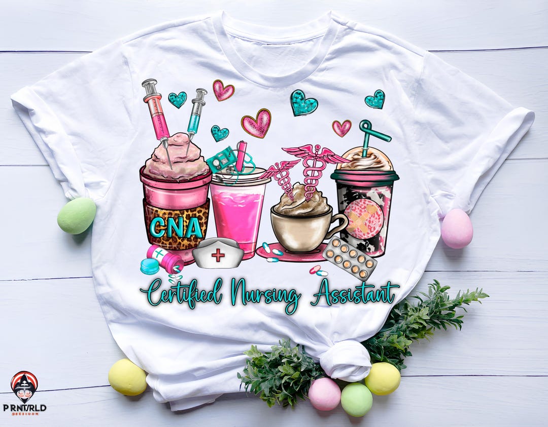 Svg CNA Certified Nursing Assistant Coffee Cups Png,coffee Cups Png ...