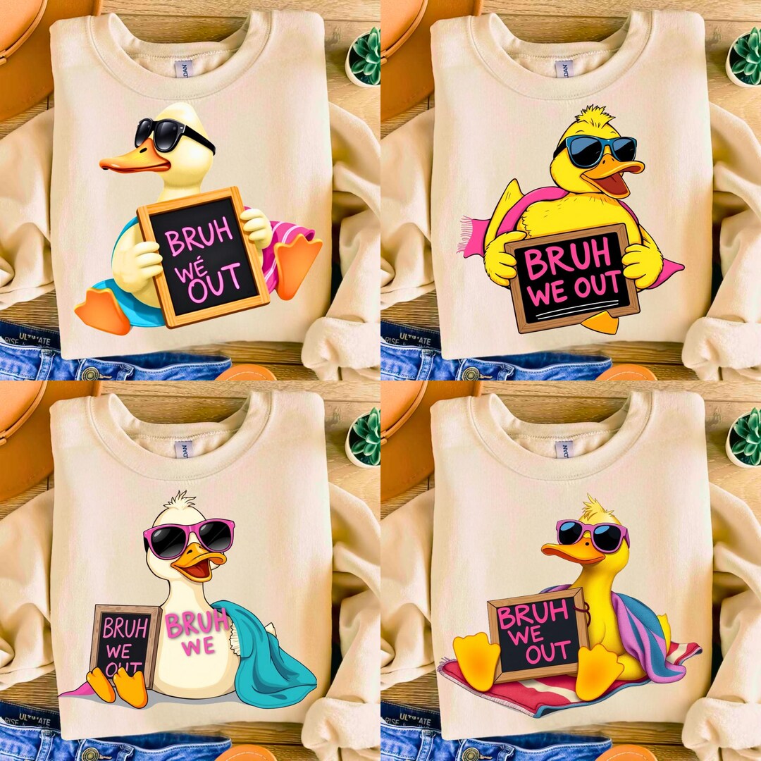 4 Png Last Day of School Teacher Goose Bundle,funny Summer Teacher Png ...