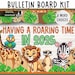 New Year Bulletin Board | January Classroom Decor | Animal Bulletin ...