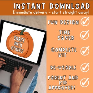 Pumpkin Spice Bulletin Board Kit | Fall Bulletin Board | Kindness ...