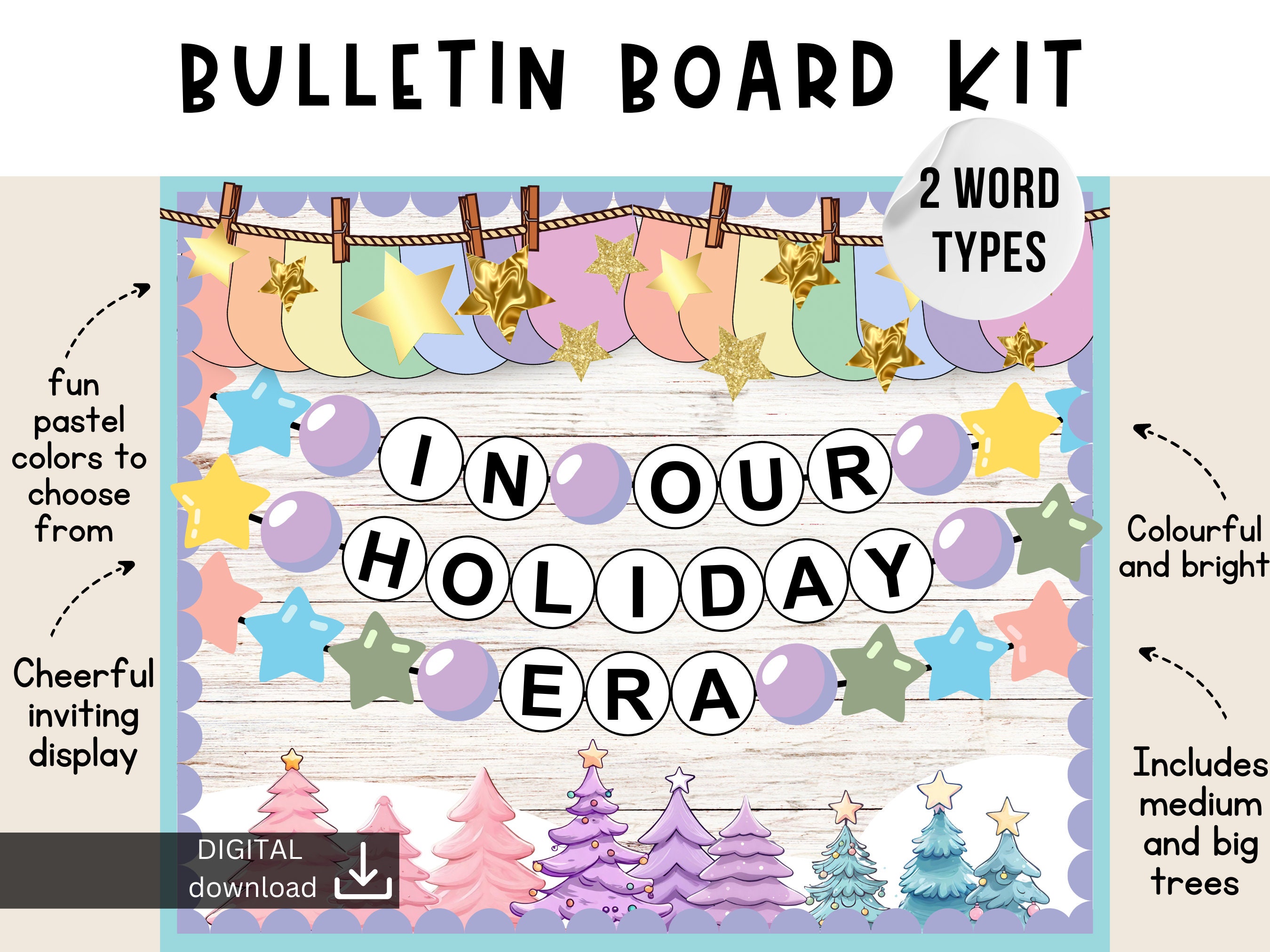 Friendship Bracelet Bulletin Board Christmas Bulletin Board Decor in ...