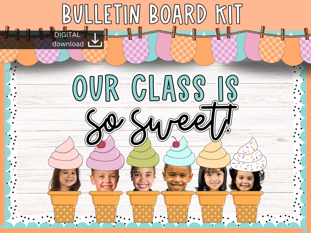 Summer Bulletin Board | End of Year Bulletin Board | Ice Cream Bulletin ...