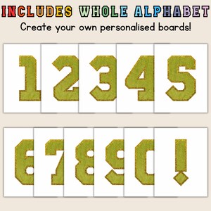 Alphabet Bulletin Board Kit | Printable Bulletin Lettering | Rainbow ...