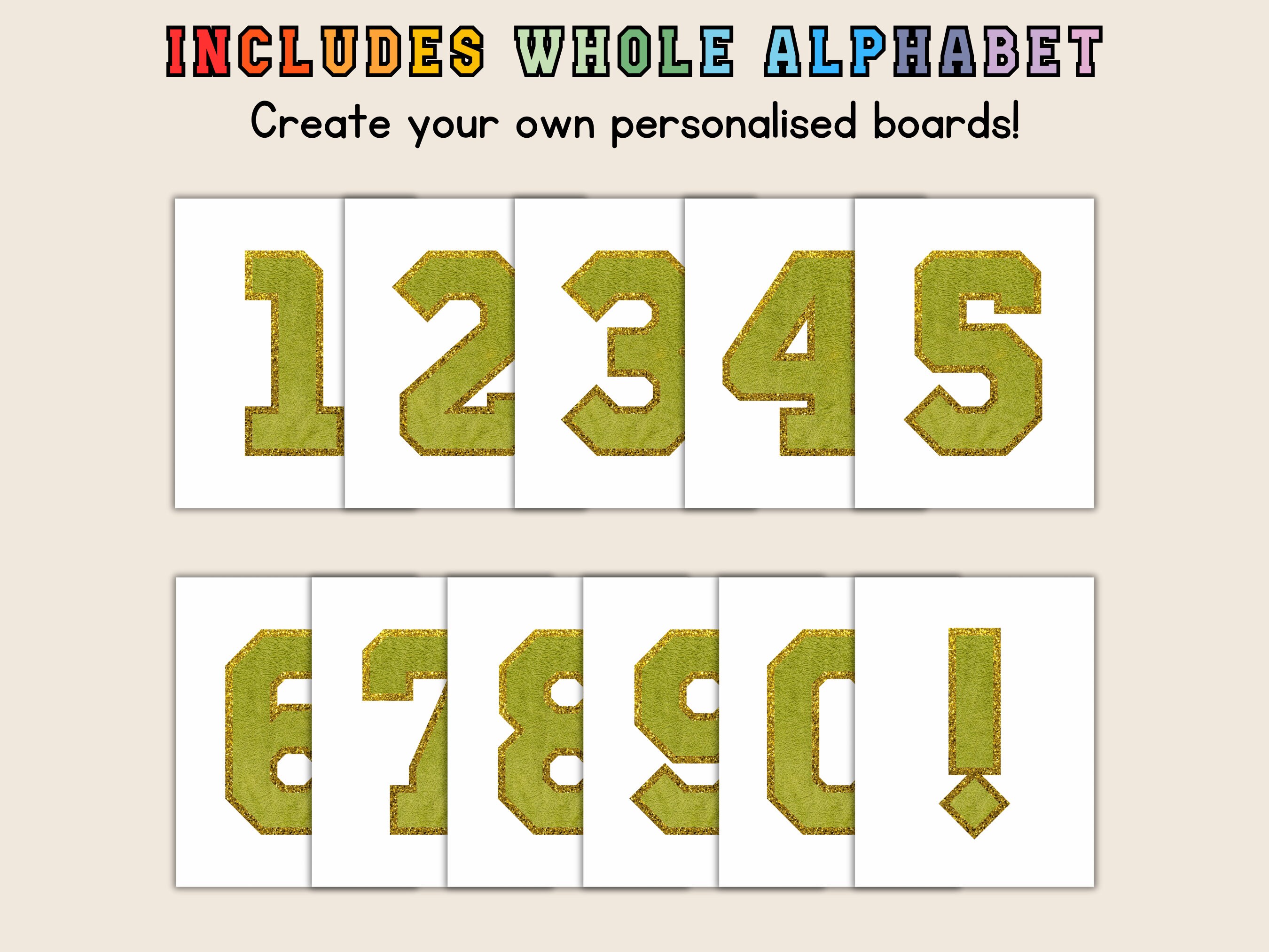 Alphabet Bulletin Board Kit | Printable Bulletin Lettering | Rainbow ...