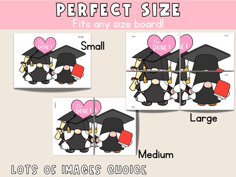 Graduation Bulletin Board | Class of 2024 Bulletin Board | Cute Gnome ...