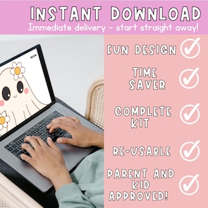 Pastel Halloween Bulletin Board | Cute Ghosts Bulletin Board | Pumpkin ...