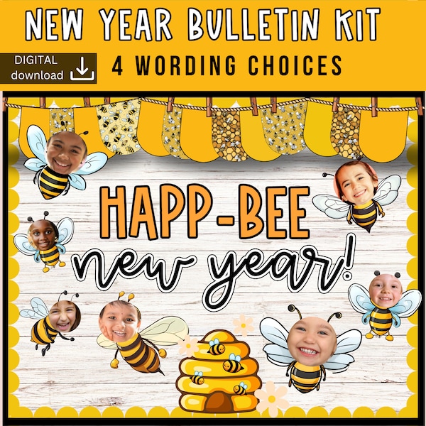 New Year Bulletin Boards - Etsy