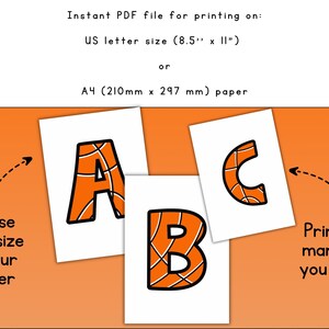 Alphabet Bulletin Board | March Madness Lettering | Basketball ...