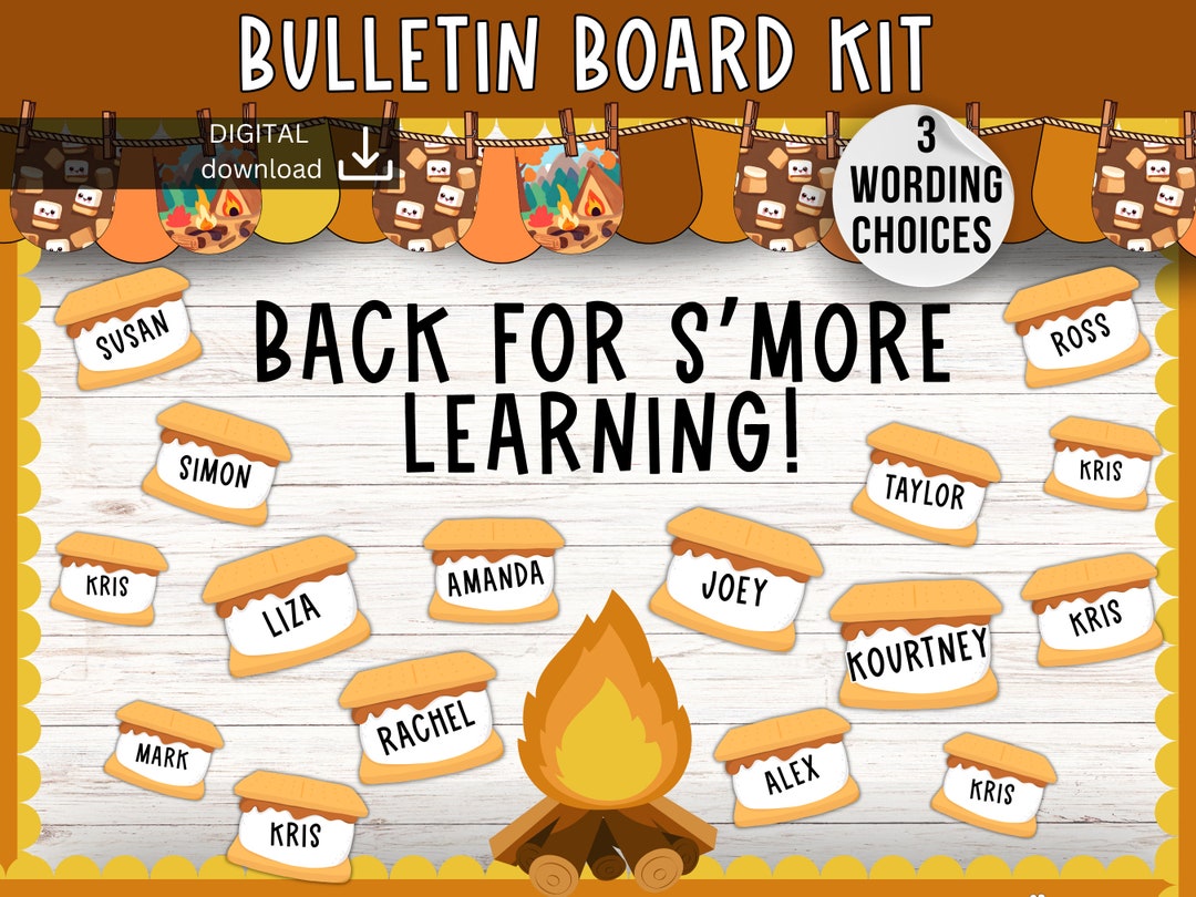 Back to School Bulletin Board | Welcome Back Bulletin Board | New Year ...