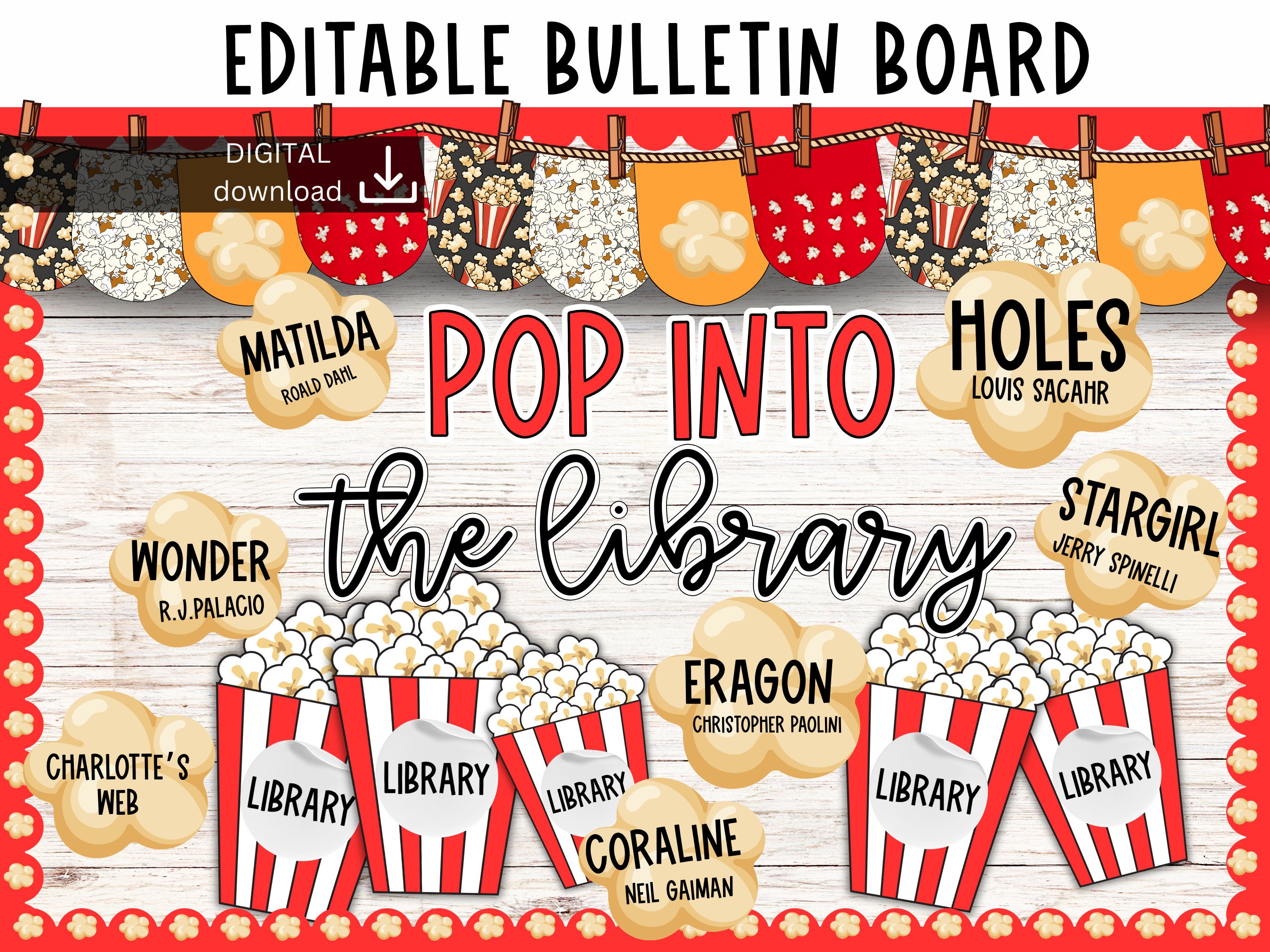 Reading Bulletin Board | Reading Corner Decor | Books Bulletin Board ...