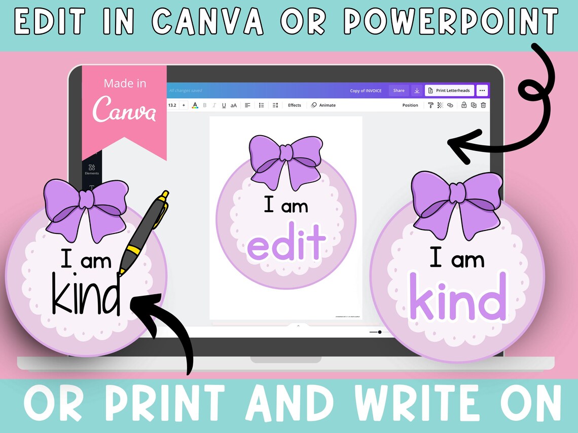 Pastel Coquette Classroom Decor Bundle: Bow Theme (digital Download) - Etsy