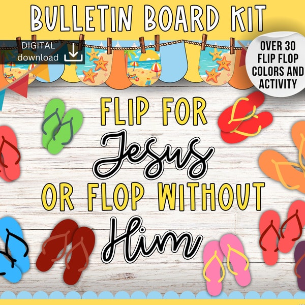 Christian Bulletin Board Summer - Etsy