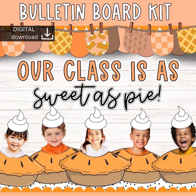 November Pie Bulletin Board - Etsy