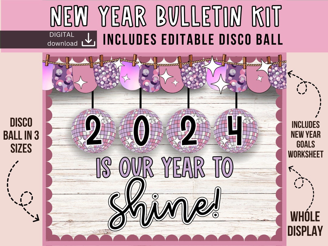 New Year Bulletin Board January Bulletin Board Taylor Swift Bulletin ...