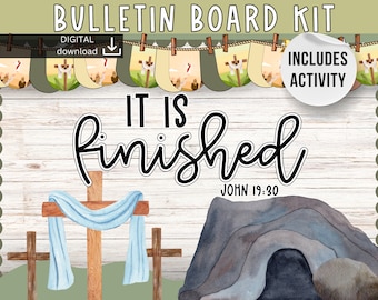 Easter Bulletin Board | Peeps Christian Bulletin Board | Religious ...