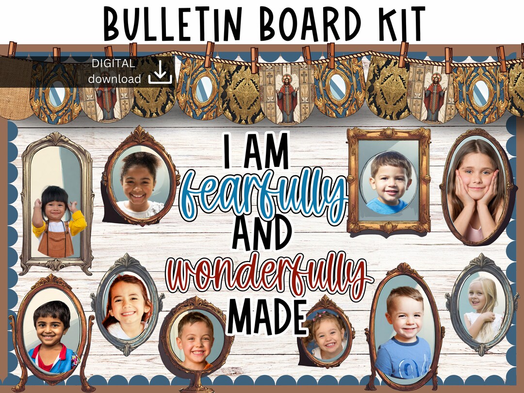 Christian Bulletin Board | Christian Classroom Decor | Bible Verse ...