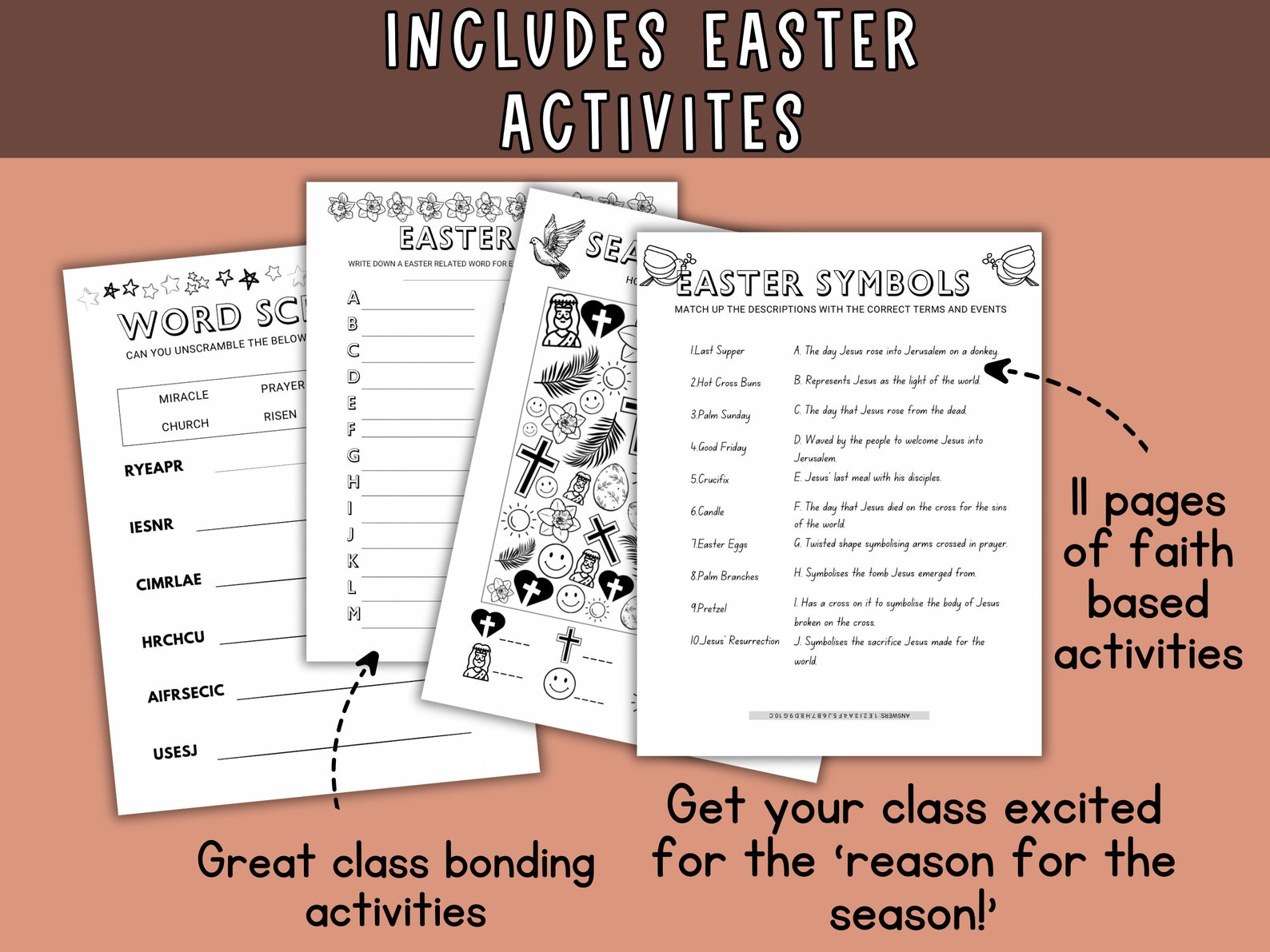 Jesus Easter Bulletin Board | March Christian Bulletin Board | April ...