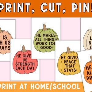Christian Fall Bulletin Board | November Thanksgiving Classroom Decor ...