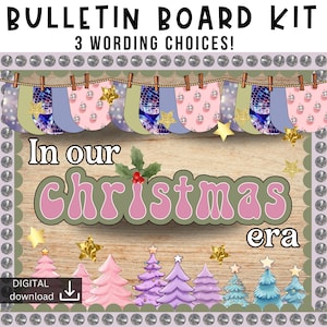 In Our Era Bulletin Board | Christmas Christmas Bulletin Board Decor ...