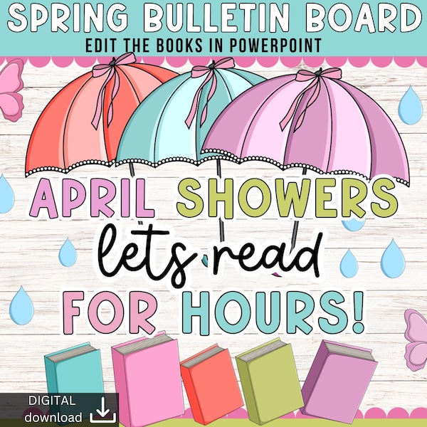 Spring Library Decor - Etsy