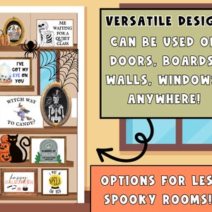 Halloween Shelves Bulletin Board | Spooky Classroom Decor | Halloween ...