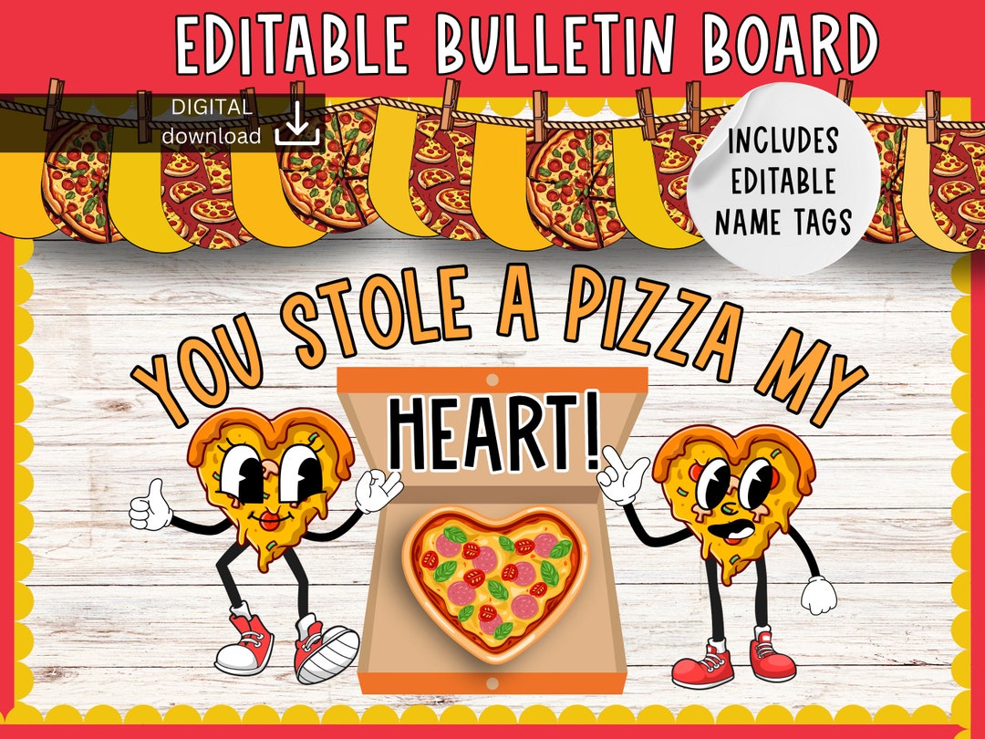 Valentine Bulletin Board | Funny Bulletin Kit | February Display Board ...