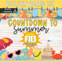 Editable Summer School / Camp Schedule Classroom Bulletin Board Kit - Etsy