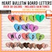 Printable Bulletin Board Lettering | Valentine Display Lettering ...