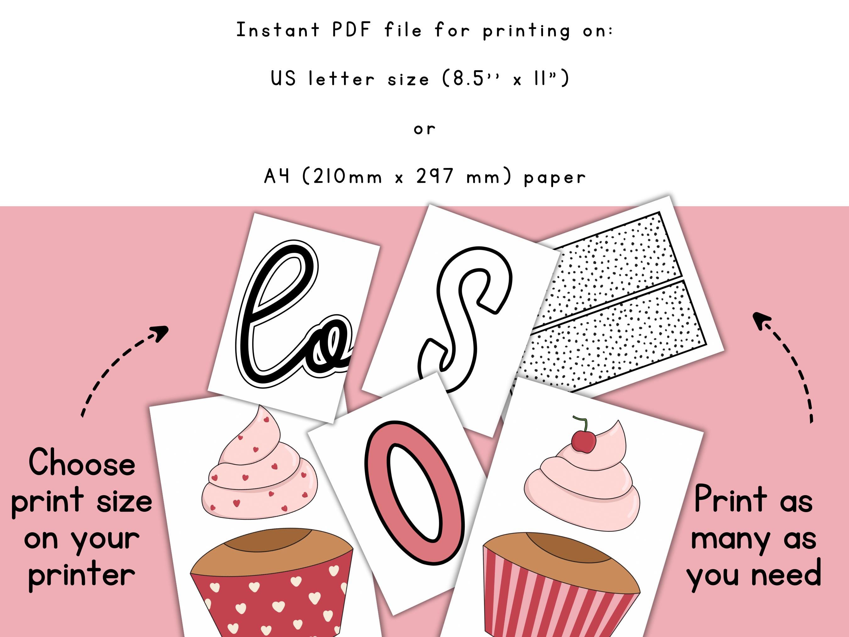Valentine Bulletin Board | Cupcakes Bulletin Kit | Cute Display Decor ...