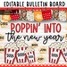 New Year Bulletin Board Childrens Faces Classroom Decor January ...