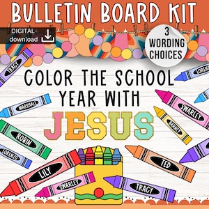Back to School Bulletin Board | Christian Classroom | Religious ...