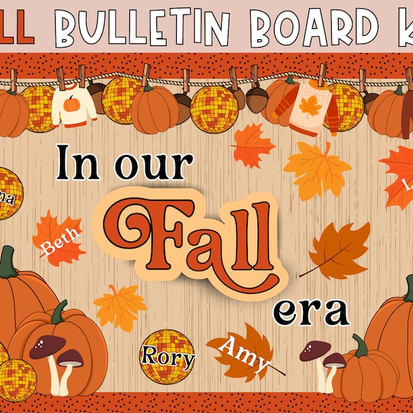 In My Fall Era Bulletin Boards - Etsy