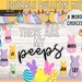 April Bulletin Board | Peeps Bulletin Board | Easter Bulletin Board ...