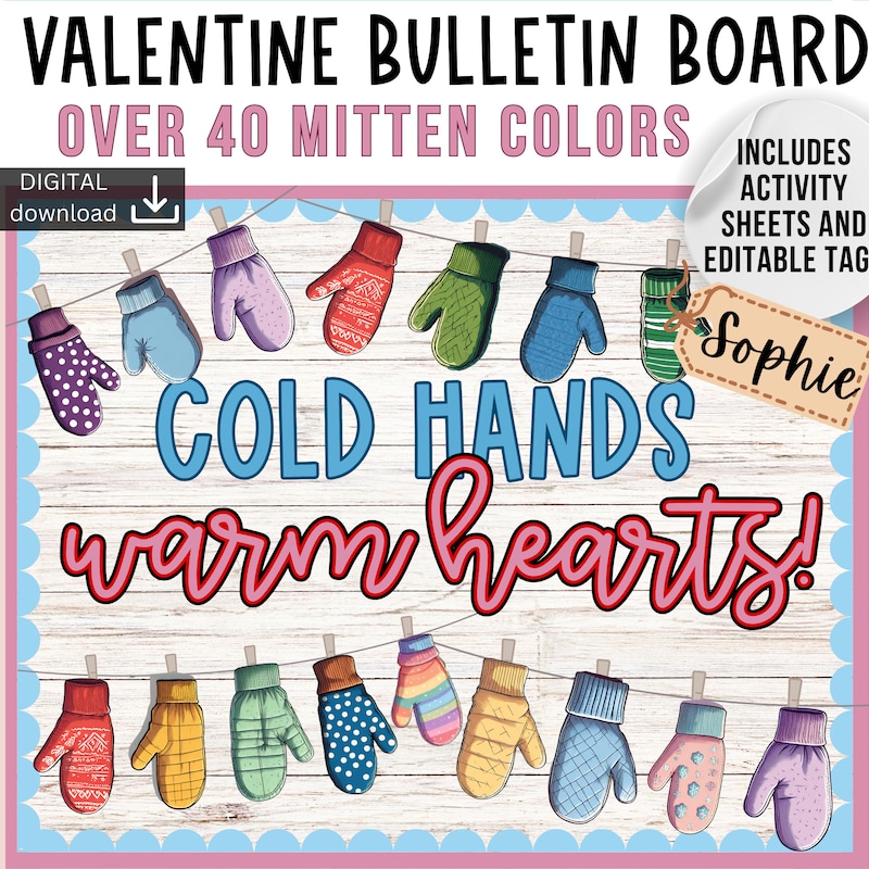 Mitten Bulletin Board - Etsy