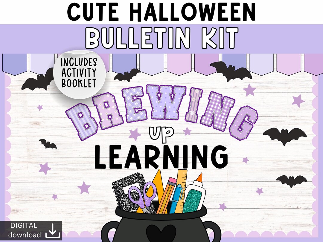 Halloween Classroom Bulletin Board | October Bulletin Kit | Magic ...