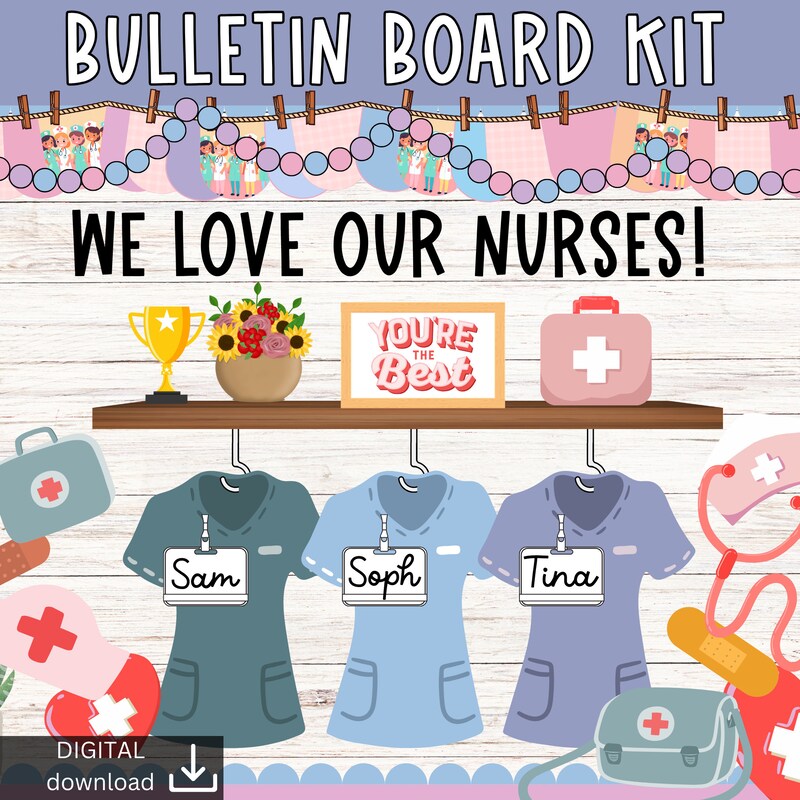 Nurse Bulletin Board - Etsy