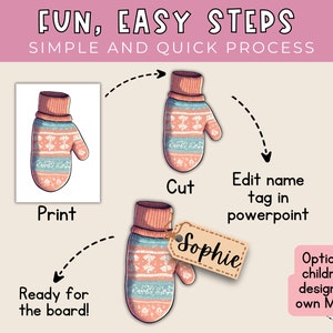 Valentine Bulletin Board | Winter Bulletin Board | Mitten Decor | Cosy ...